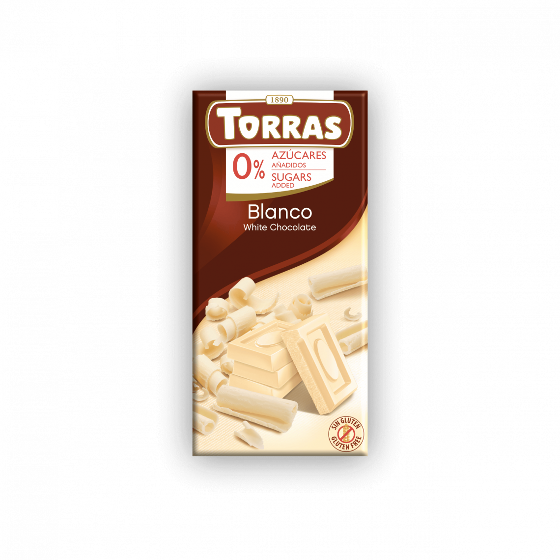Chocolate Blanco Sin Azúcar [+0% Azúcares] - Torras